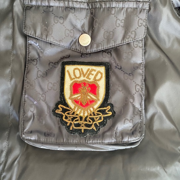 Gucci | Jackets & Coats | Gucci Mens Black Winter Jacket Size 52 Xl ...